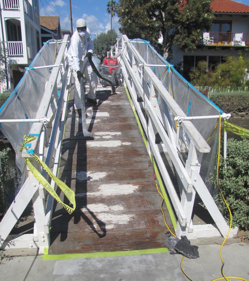 Footbridge Repairs 2015 | Venice Canals Informative